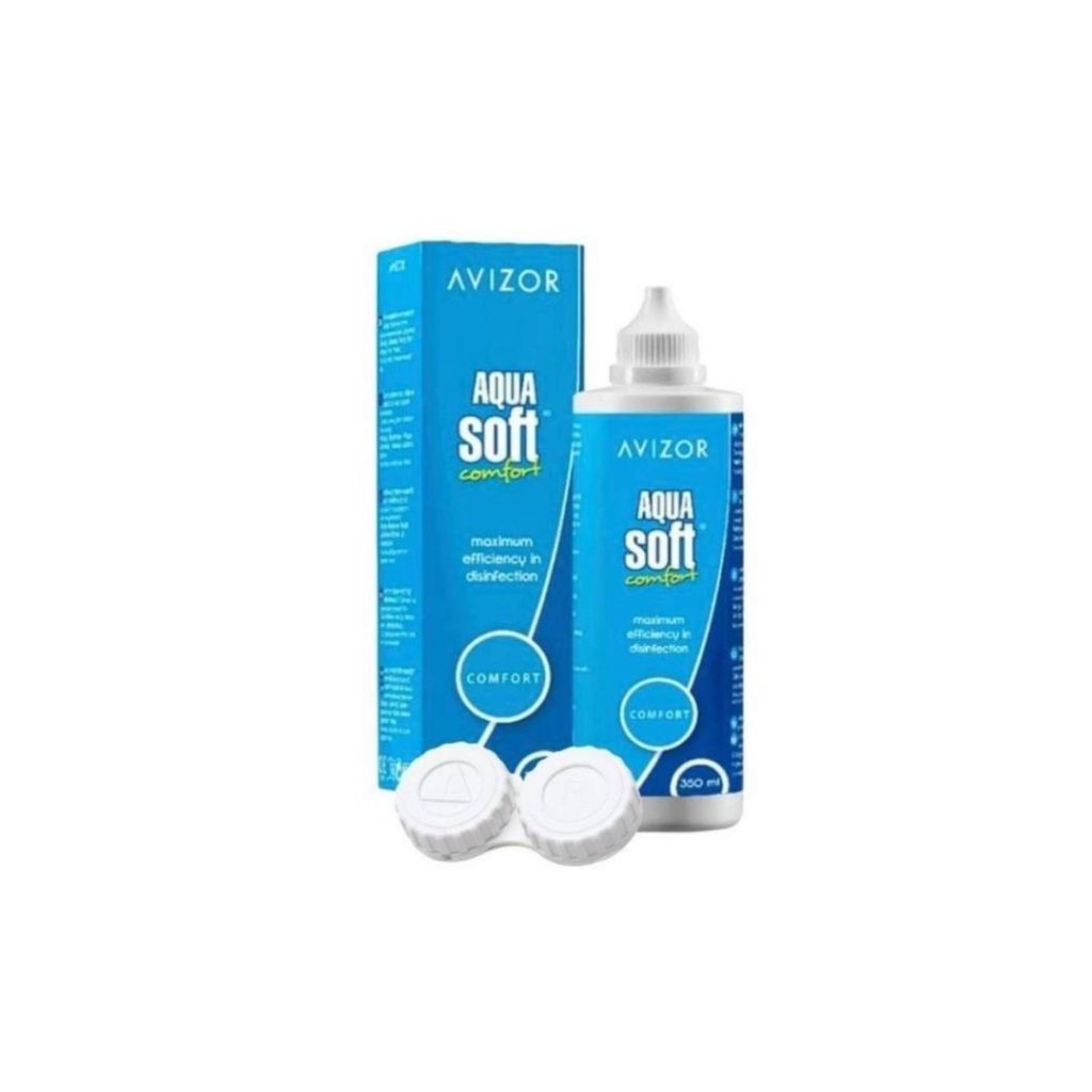 Aquasoft Lens Solution 350ml - EyeCare Maldives